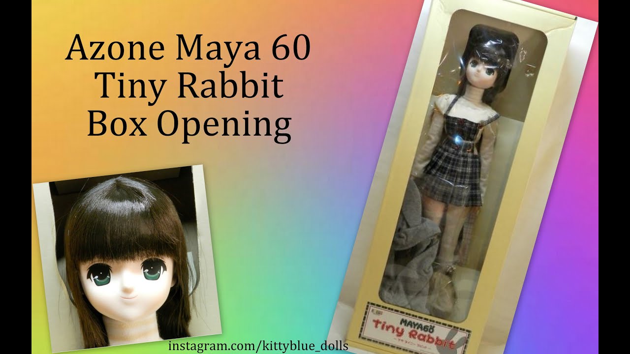 Box Opening Azone Maya 60 Tiny Rabbit - YouTube
