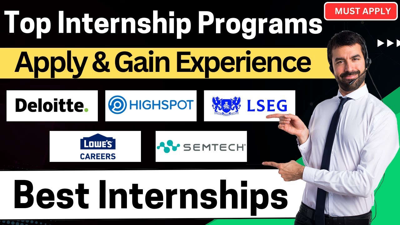 Top Internship Programs You Can't Miss!🚀 | Best Opportunities for ...