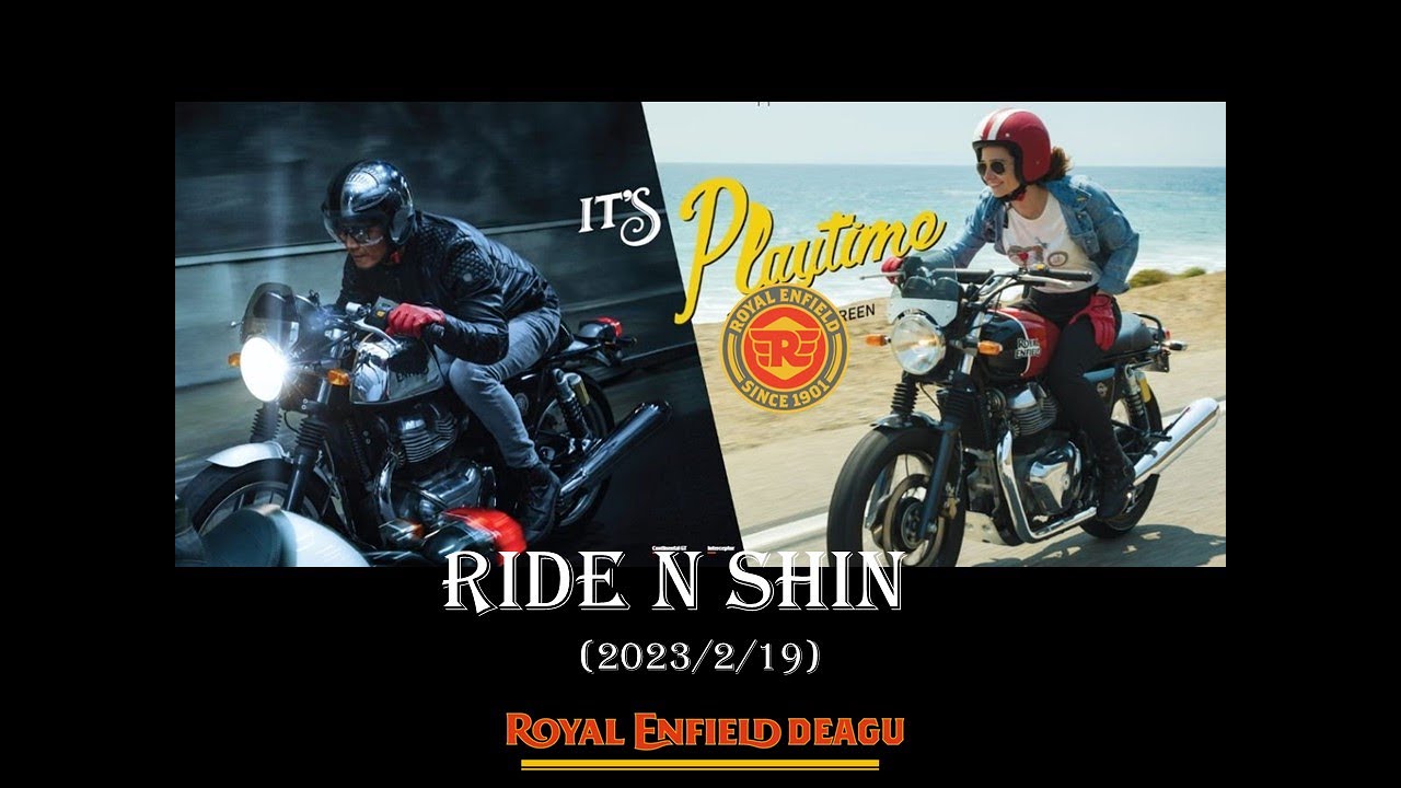 2023/2/19 Ride&Shin (로얄엔필드 대구점) - YouTube