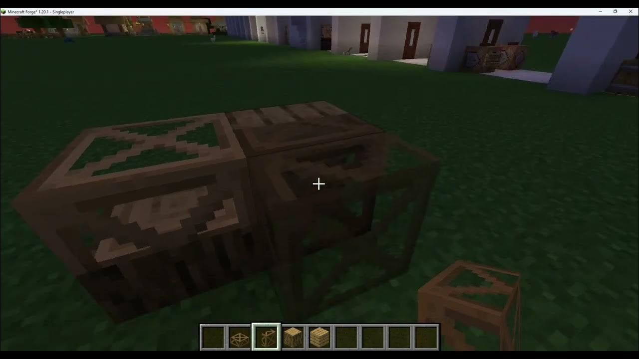 how to make vertical slabs in minecraft - YouTube