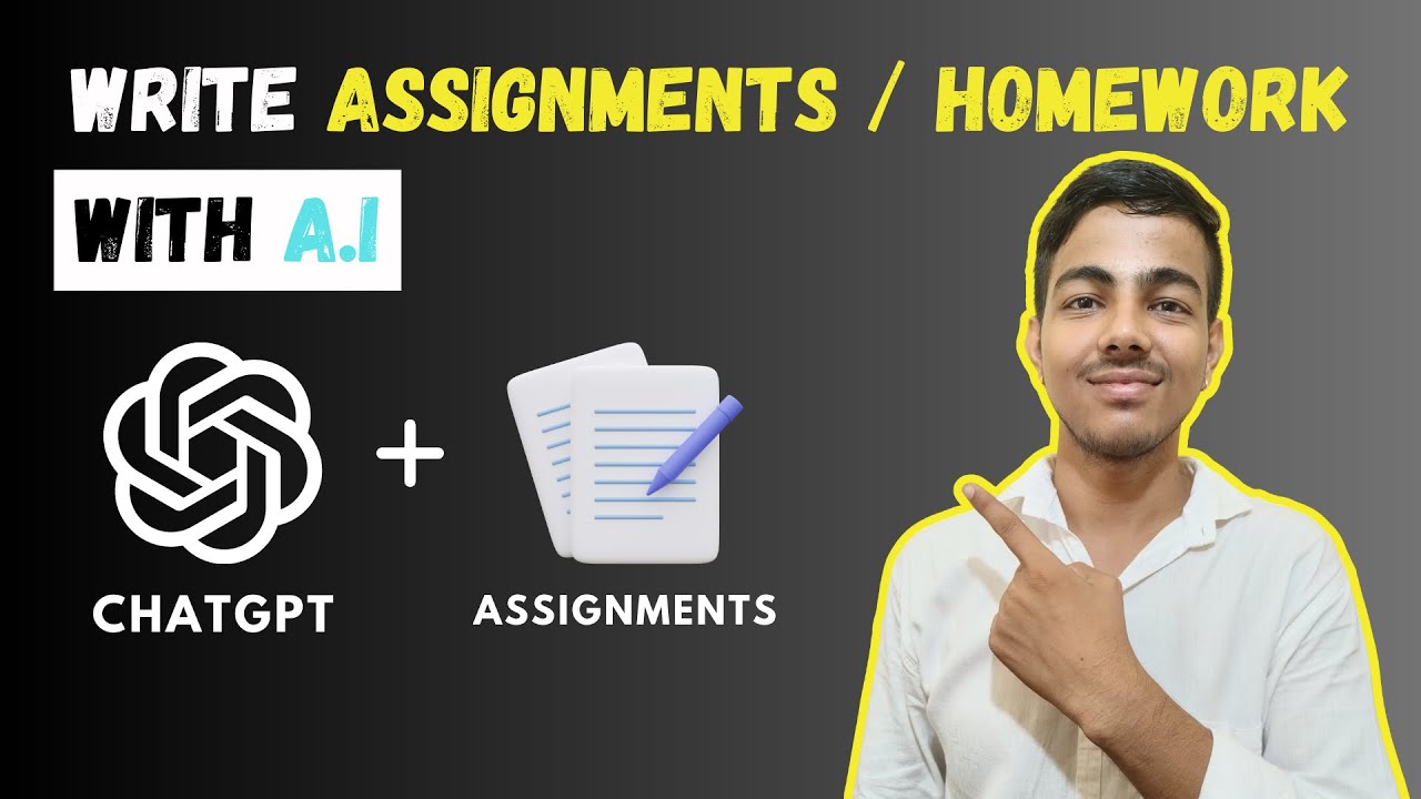 Write assignments with A.I | ChatGPT tutorial - YouTube