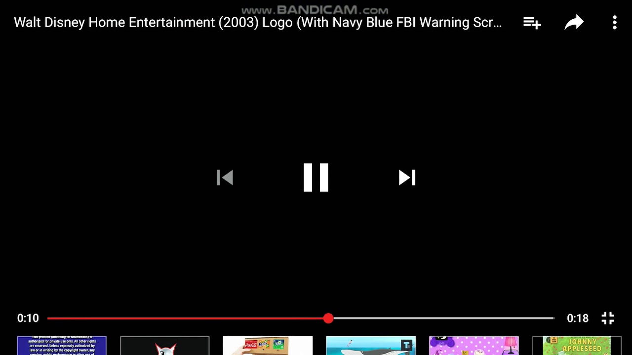 blue FBI Warning screens Warner Home Video - YouTube