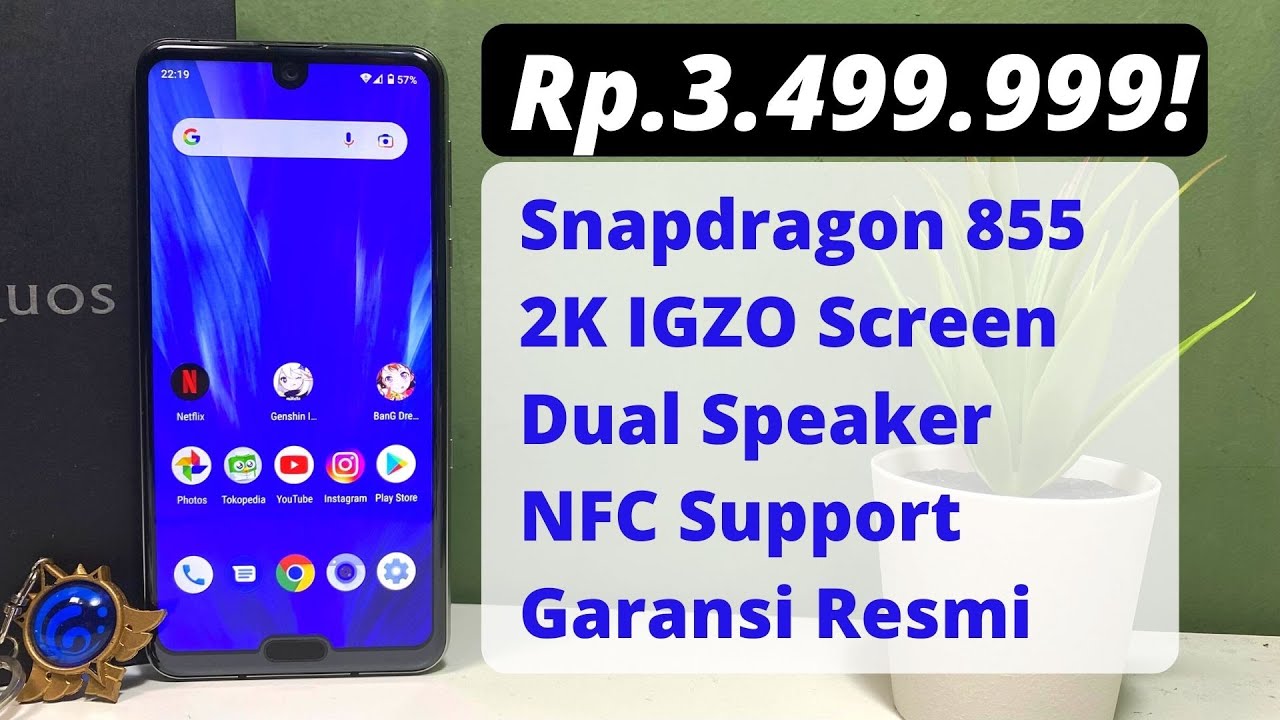 120HZ 2K+ SD 855 + RESMI CUMA 3 JUTAAN AJA! | Sharp Aquos R3 Unboxing Dan First Impresi (2021 ...