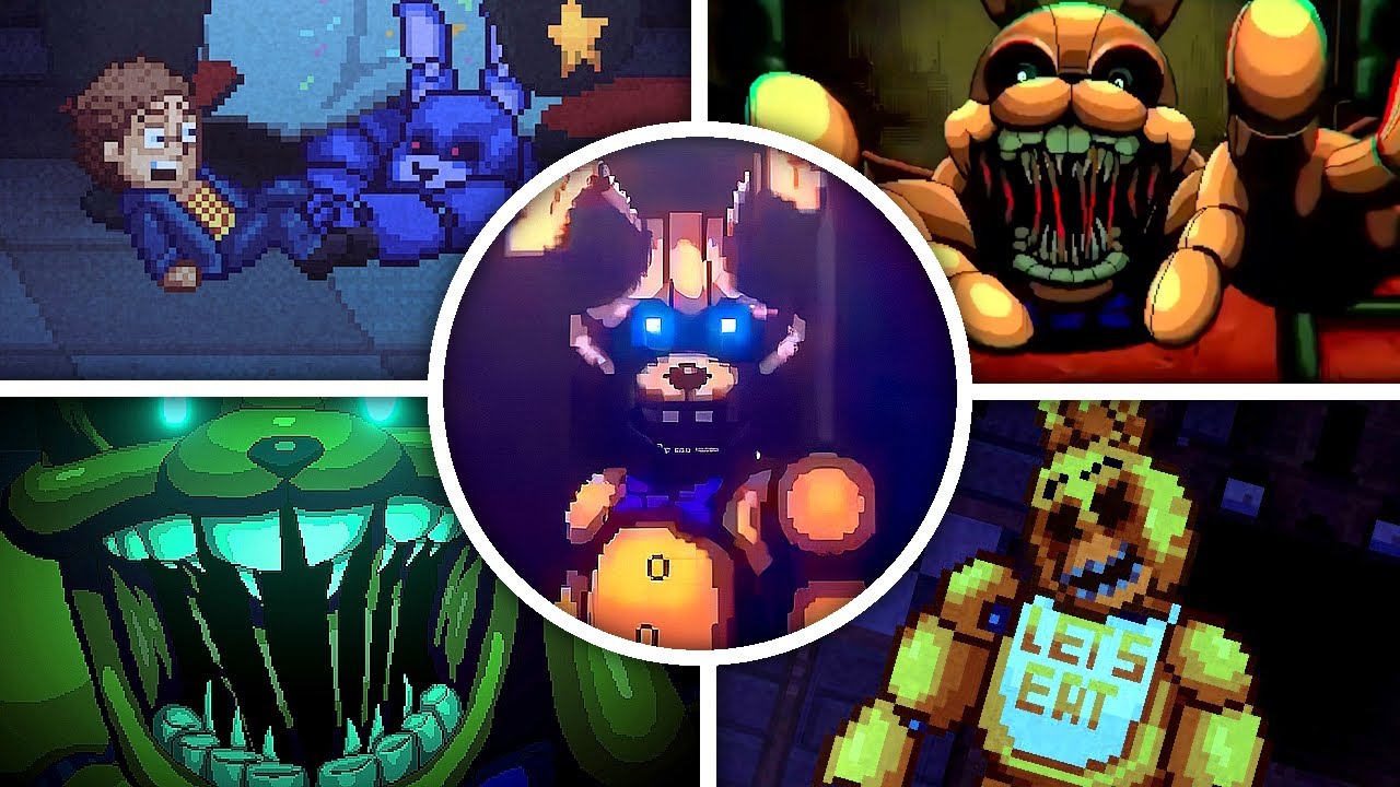 FNAF Into The Pit Official Trailer ALL Leaked Game Screenshots