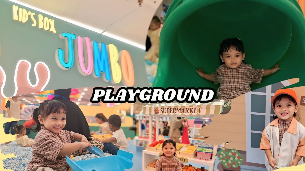 Bermain Di Playground !!! KID'S BOX JUMBO TANGCITY MALL... Wah seru ...