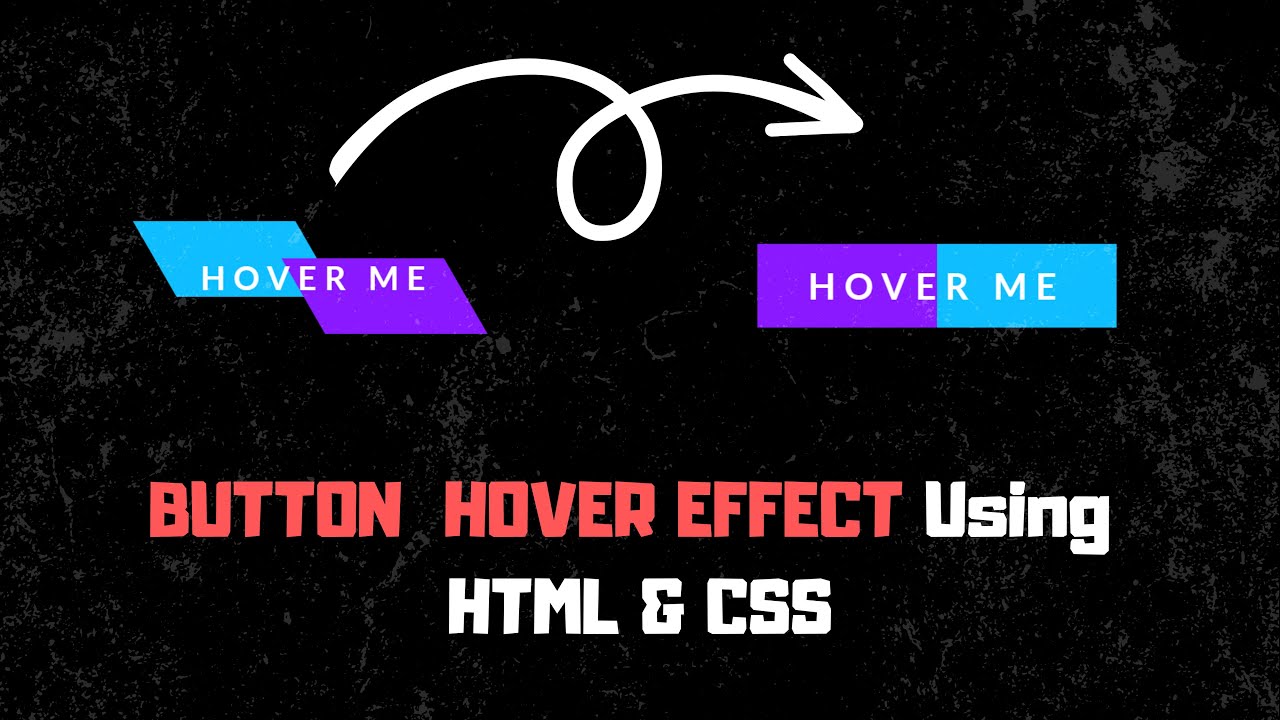 Css Button Hover Animation Effects Using Only Html And Css Youtube 8290