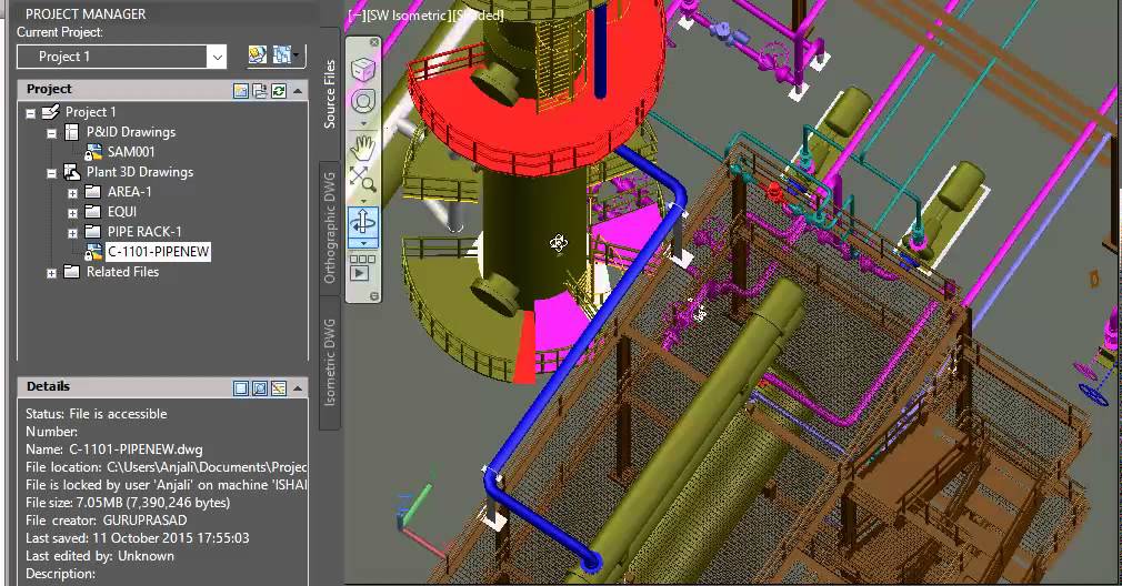 autocad plant3d - YouTube