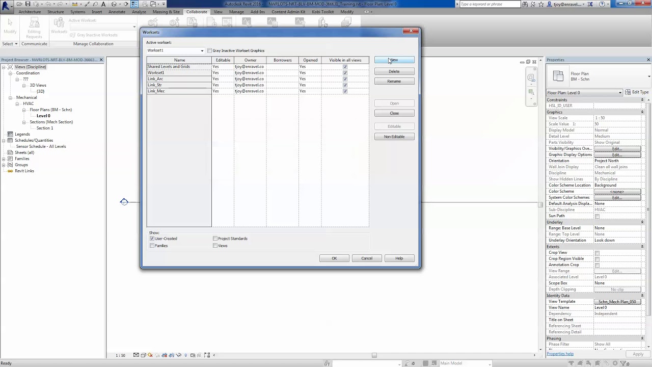 Revit Worksharing Model - YouTube
