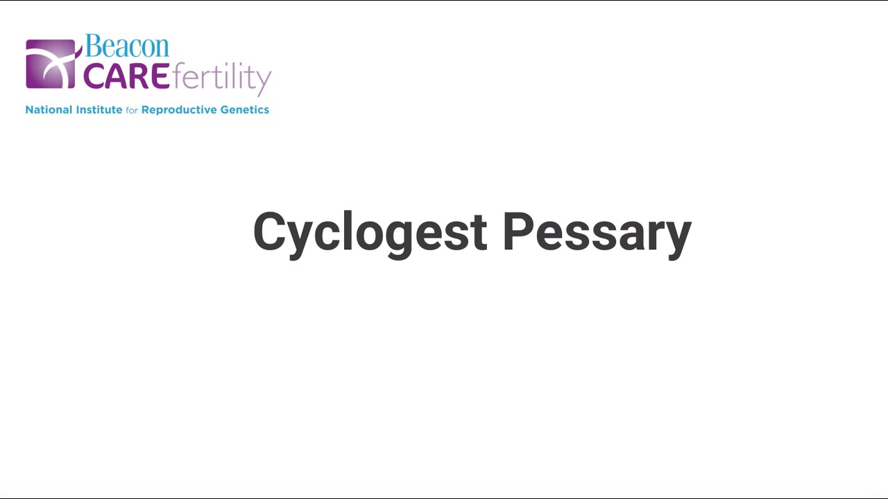 Cyclogest Pessary Administration Tutorial/Teach - Beacon CARE Fertility ...