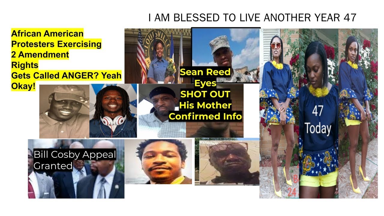Sean Reed MOM CONFIRMS HIS EYES WERE SHOT OUT; BLACK PROTESTER POLICING ...