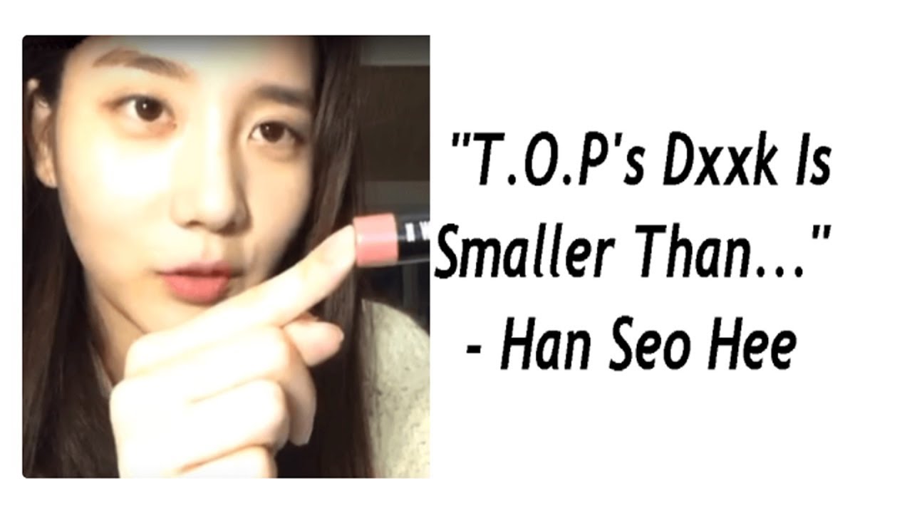 [ENG SUB] Han Seo Hee Makes Fun of T.O.P - YouTube