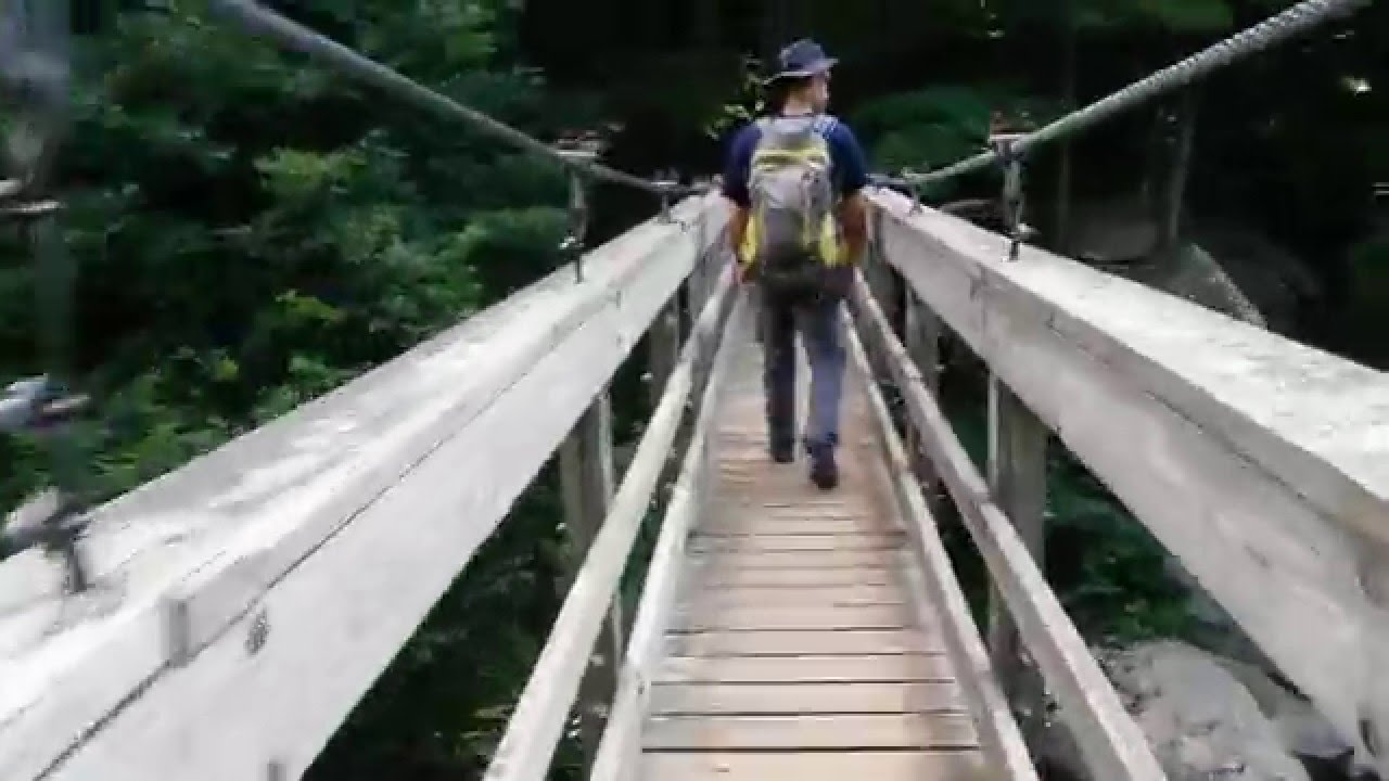 Getting Started On Bridge Over Tye River - Three Ridges Mountain - GWNF ...