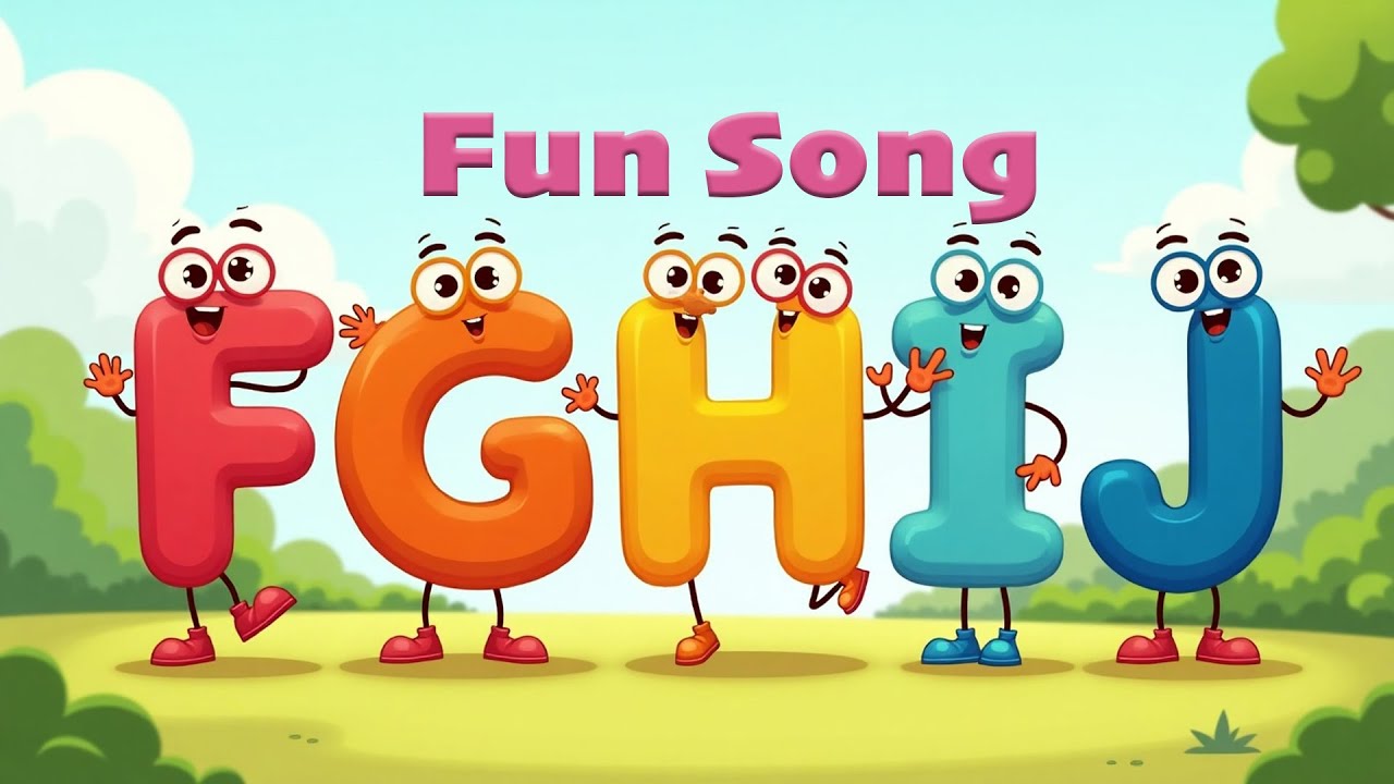 Fun Song Learn alphabet FGHIJ - YouTube