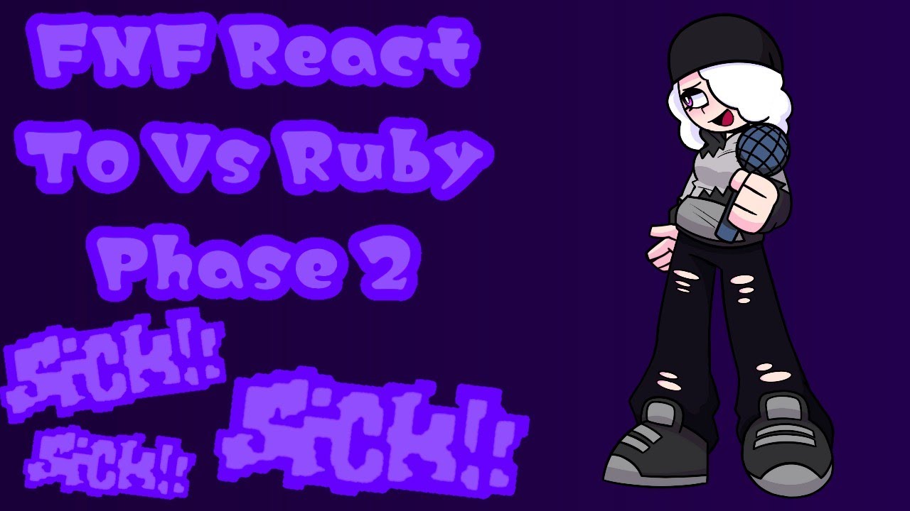 FNF React To Vs Ruby [ Echoes ] - YouTube