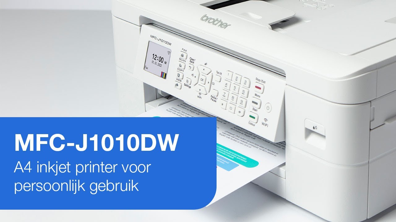 MFC-J1010DW printer voor persoonlijk gebruik - Brother - YouTube