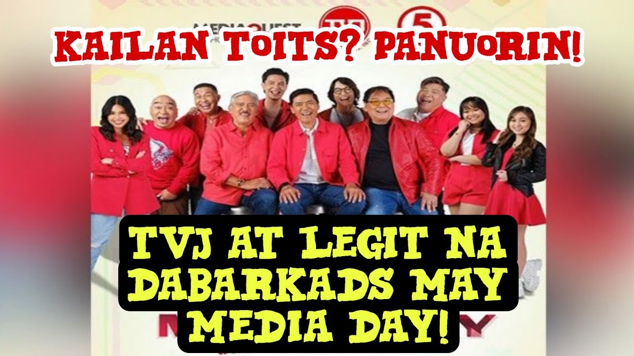 TVJ AT LEGIT NA DABARKADS MAY MEDIA DAY! KAILAN TOITS? PANUORIN! THIS ...