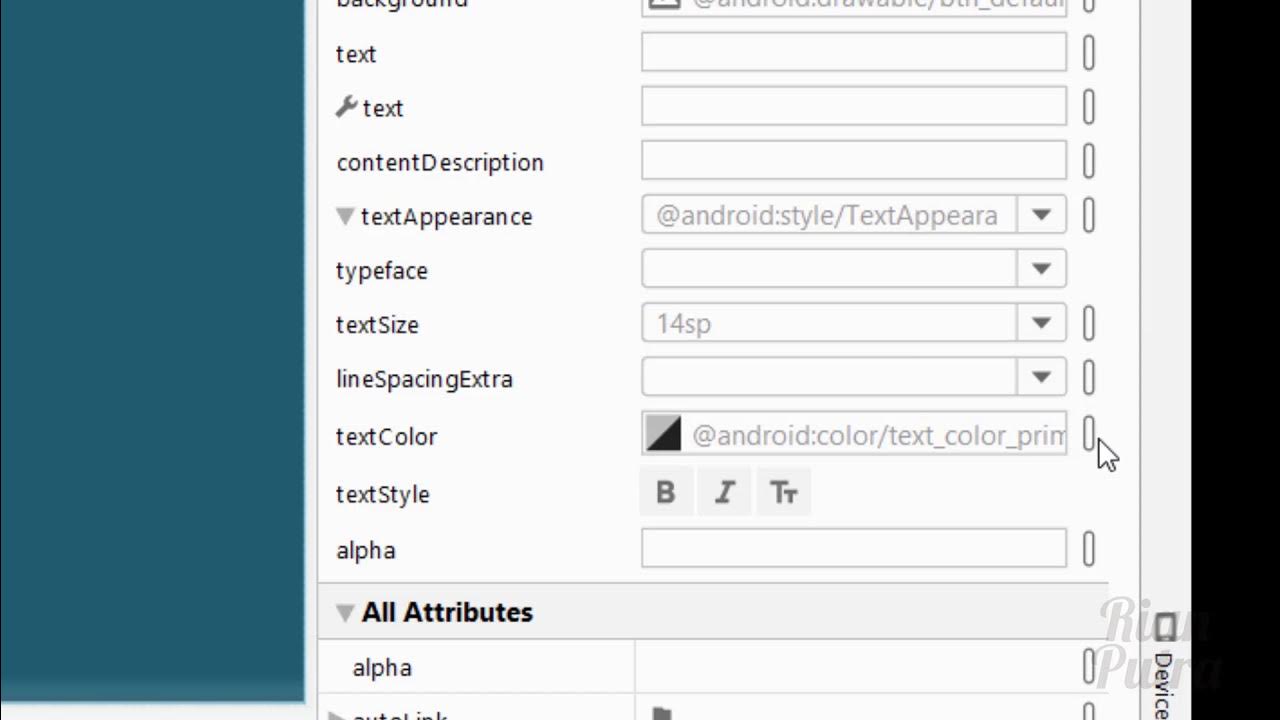 Common Attributes Android Studio Indonesia - YouTube