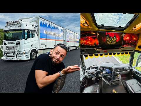 Custom Football Interior in a Scania Truck?!