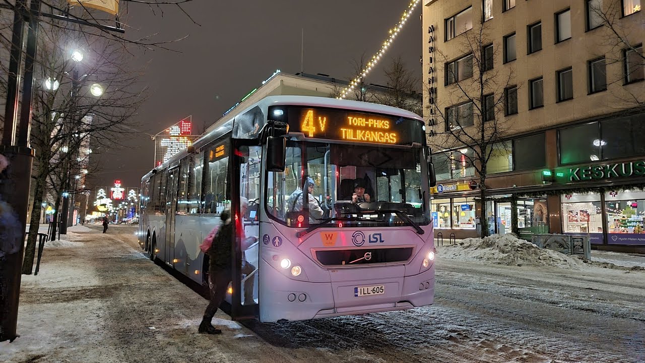 Koiviston Auto Lahti 235 Volvo 8900LE B8RLE 6x2 @ LSL bus line 4V in ...