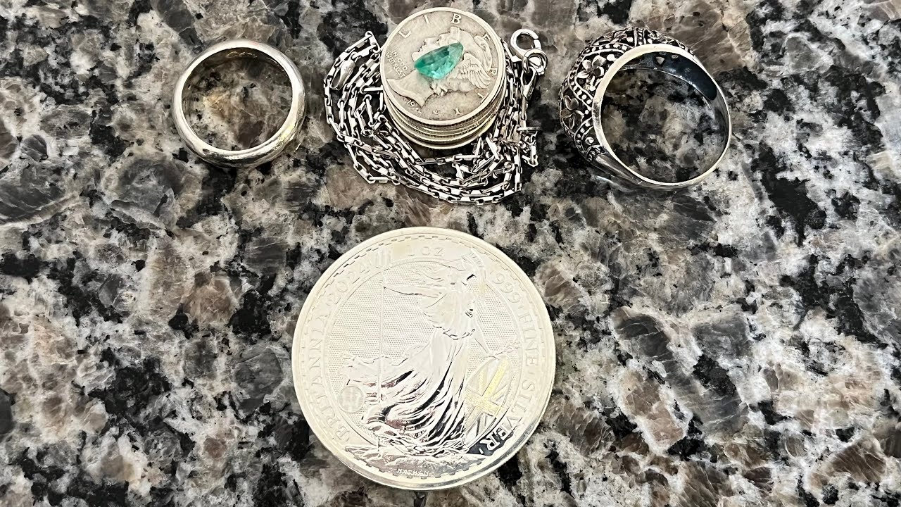 950 / 925 Silver Jewelry VS 90% & .999 Coins - YouTube