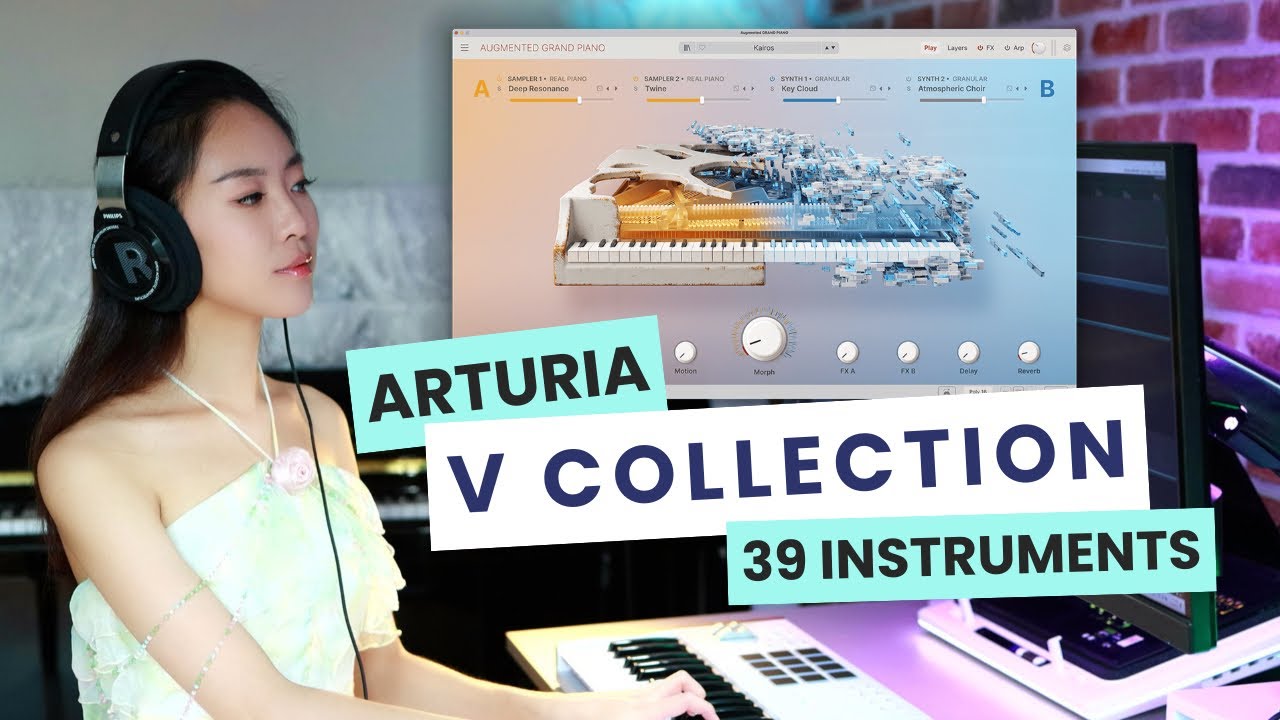 Arturia V Collection Playthrough + Cinematic Live Composing - YouTube