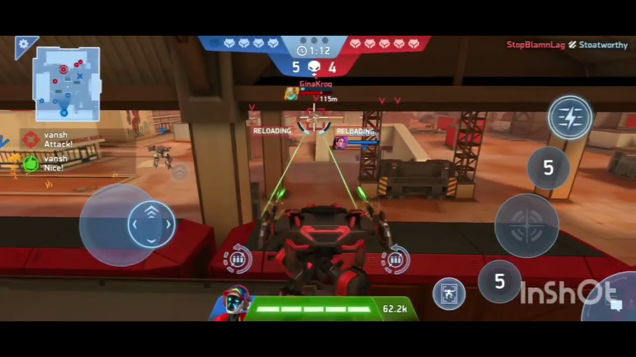 Best em rifle 6 shots |Mech arena gameplay video | - YouTube