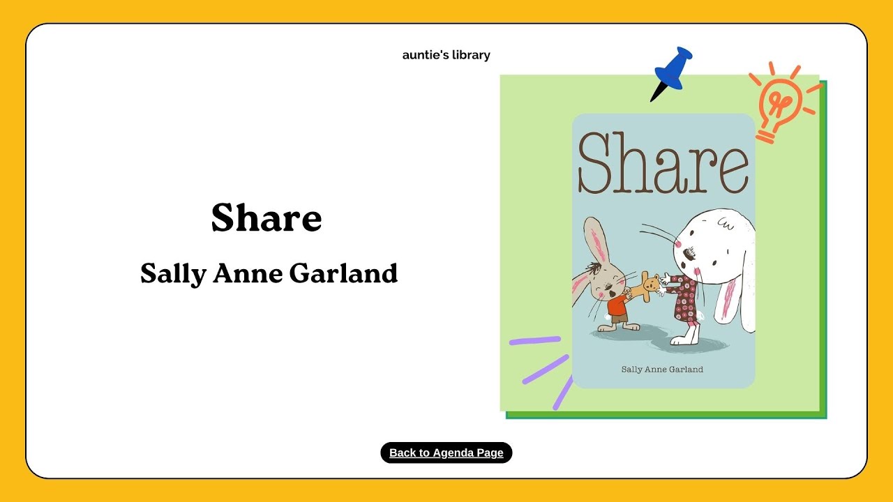 Share by Sally Anne Garland - Read Aloud | Auntie’s Library - YouTube