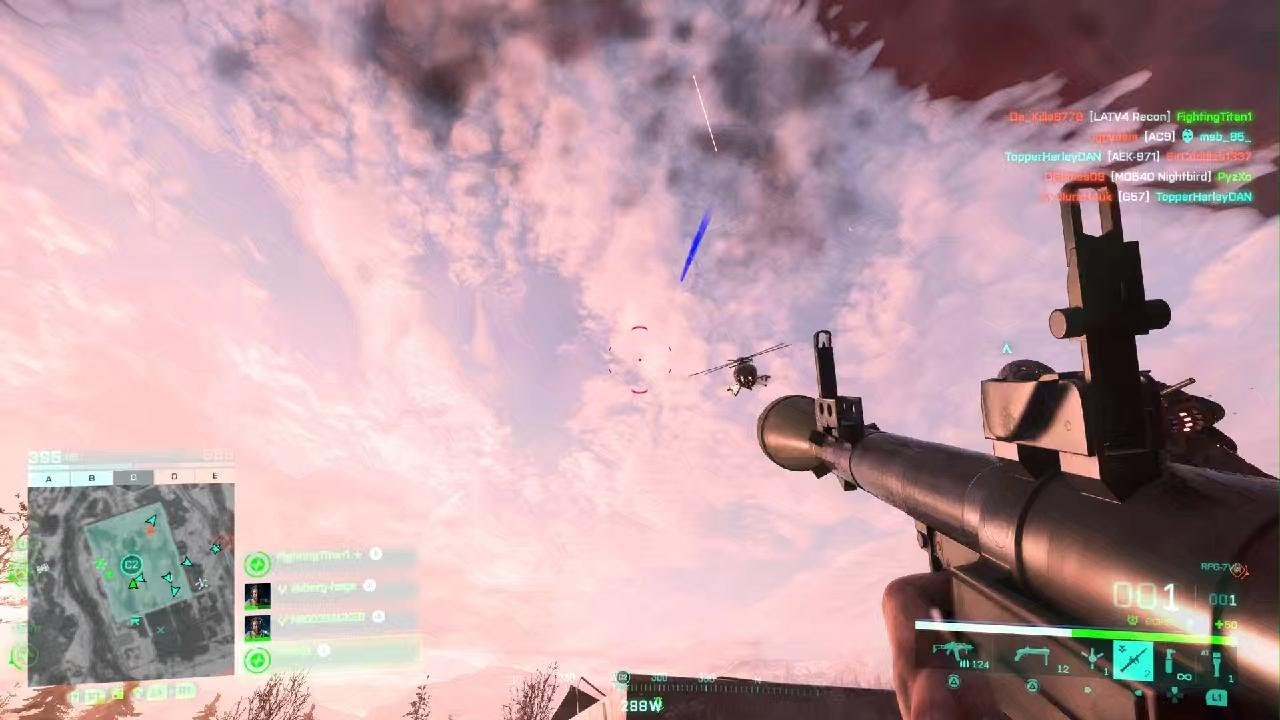Battlefield 2042 RPG Hits on helicopter no damage - YouTube