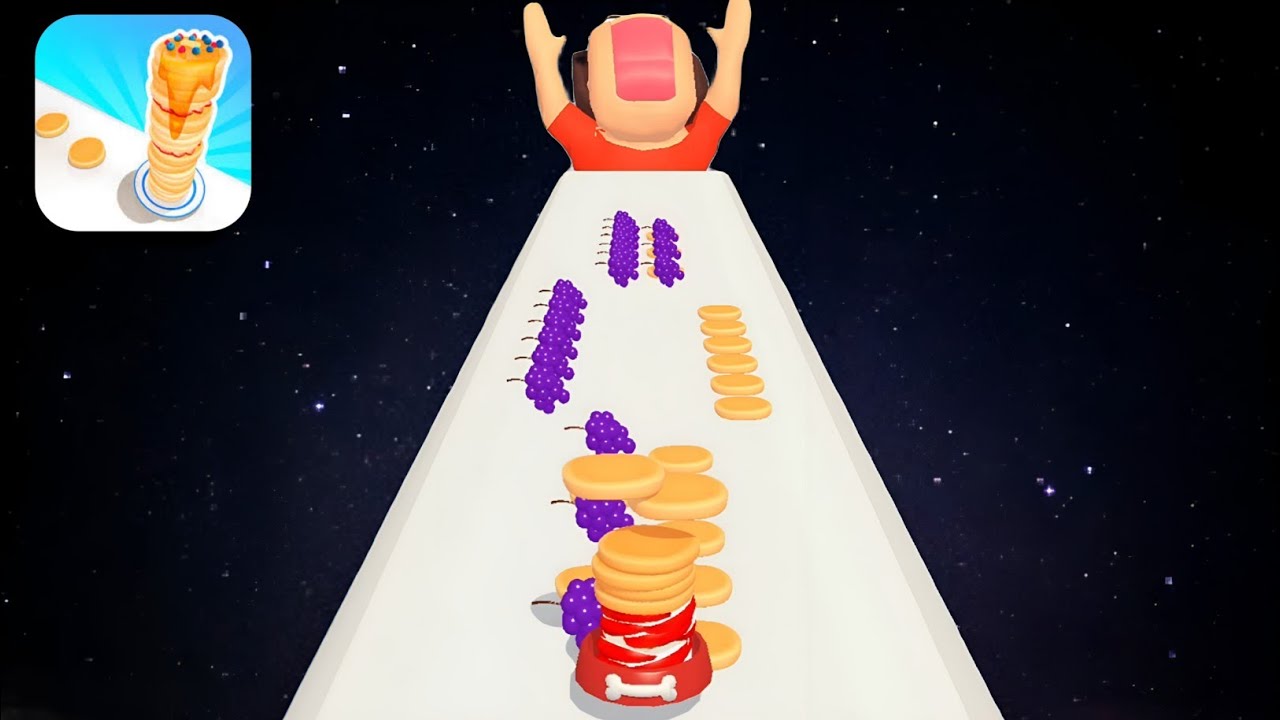 Max Levels PANCAKE RUN 🥭🍍🍇🍏: All Levels Gameplay Walkthrough Android ...