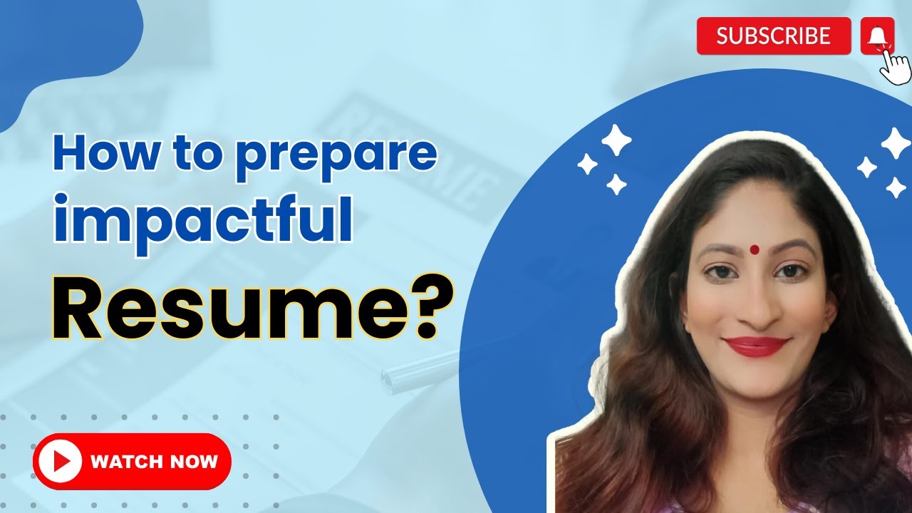 How to craft an effective resume or CV ? II Pooja Dwivedi - YouTube