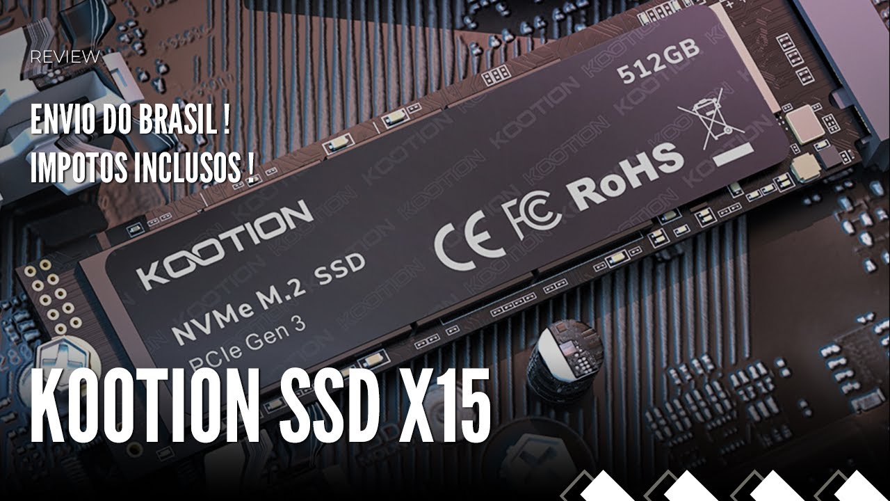 Review Kootion SSD X15 Nvme M2 - Enviado do BRASIL! - YouTube