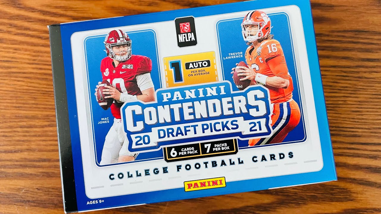 2021 Panini Contenders Draft Picks Football Blaster Box Opening - The ...