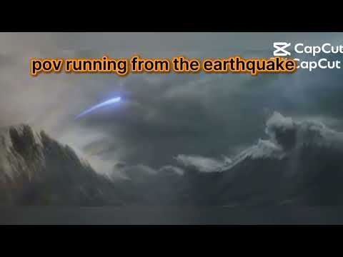 running from the earthquake - YouTube