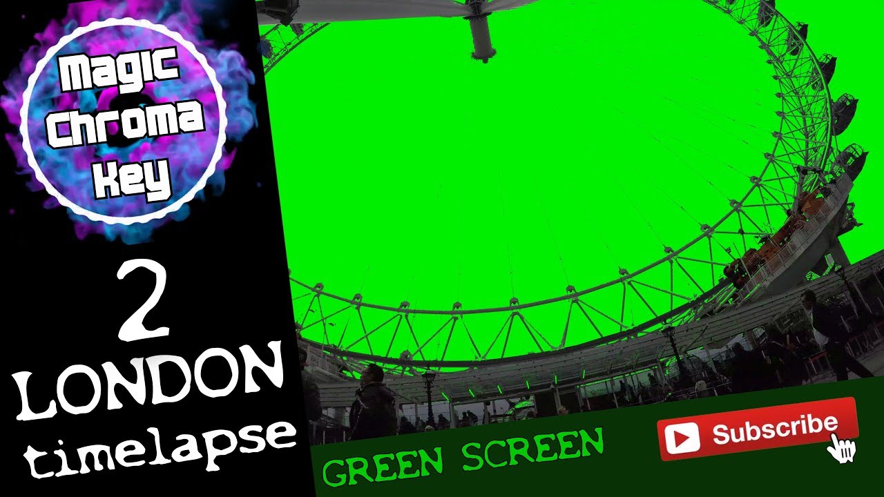 London Eye timelapse. Green Screen 2 [4K] - YouTube