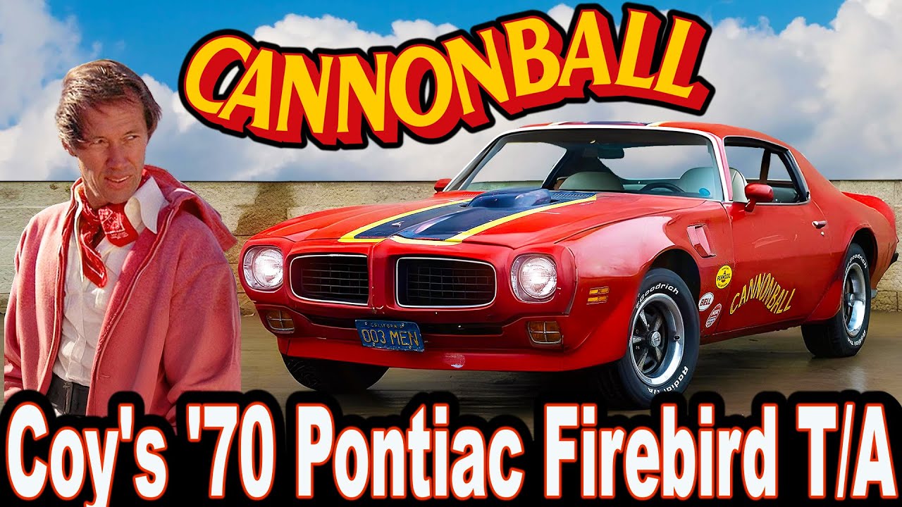 10 Cool Facts About Coy's '70 Pontiac Firebird T/A - Cannonball! - YouTube