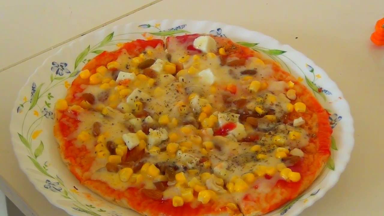 Dry fruits pizza / Easy Pizza Recipe by Bhat's Kitchen - YouTube