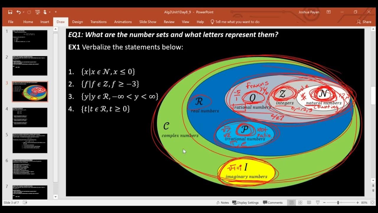 Number Sets & Set Notation (Crash Course) - YouTube