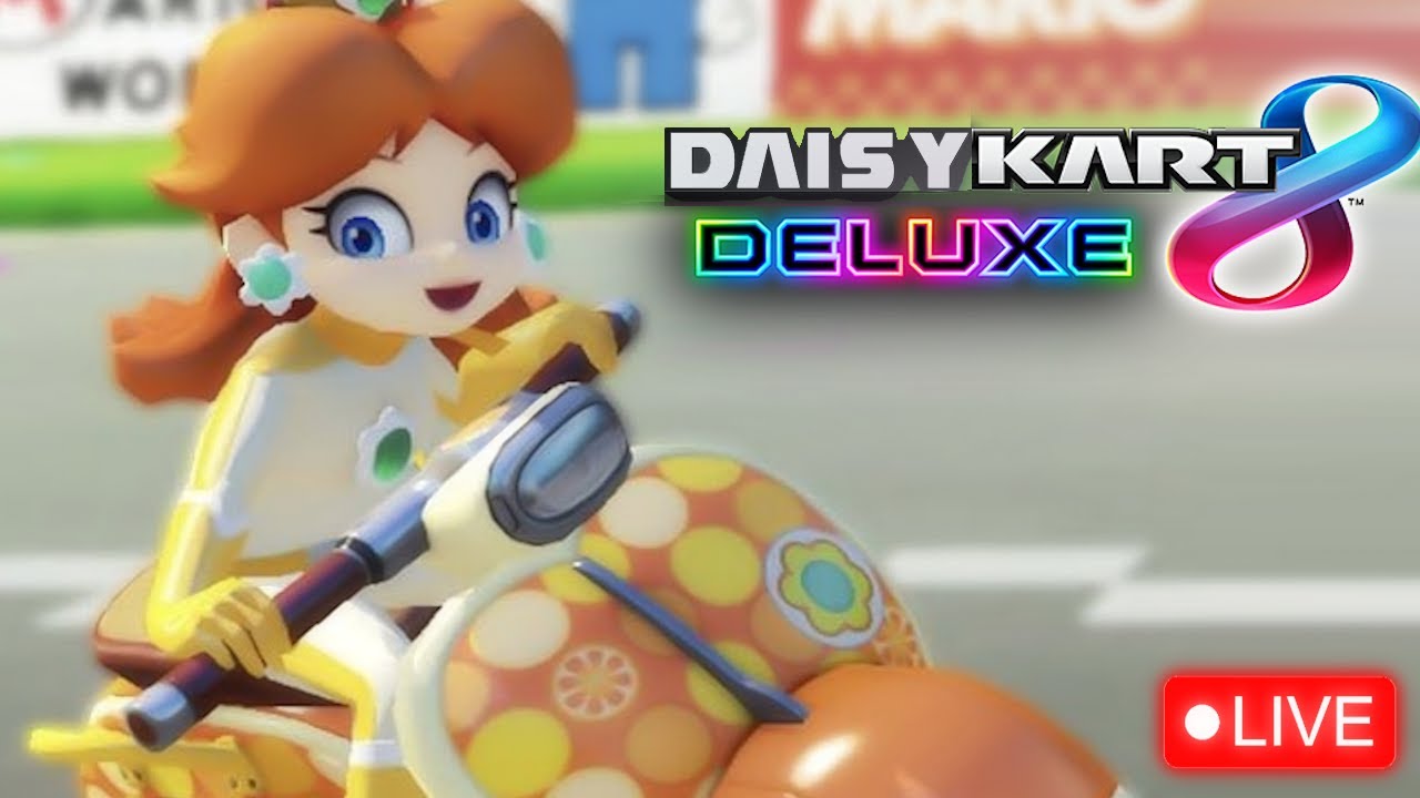 Daisy Kart 8 Deluxe (MK8DX) Let's Play in Worldwide Online Lobbies ...