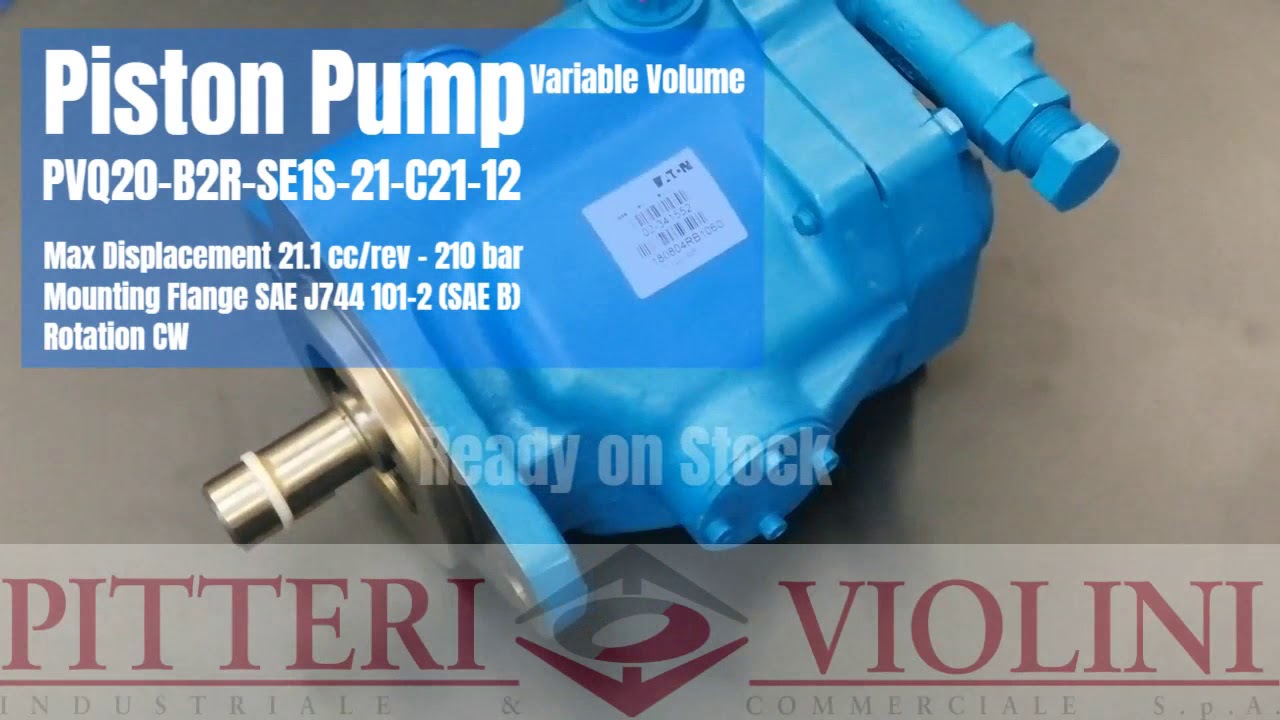 EATON/VICKERS PVQ20-B2R-SE1S-21-C21-12 - YouTube