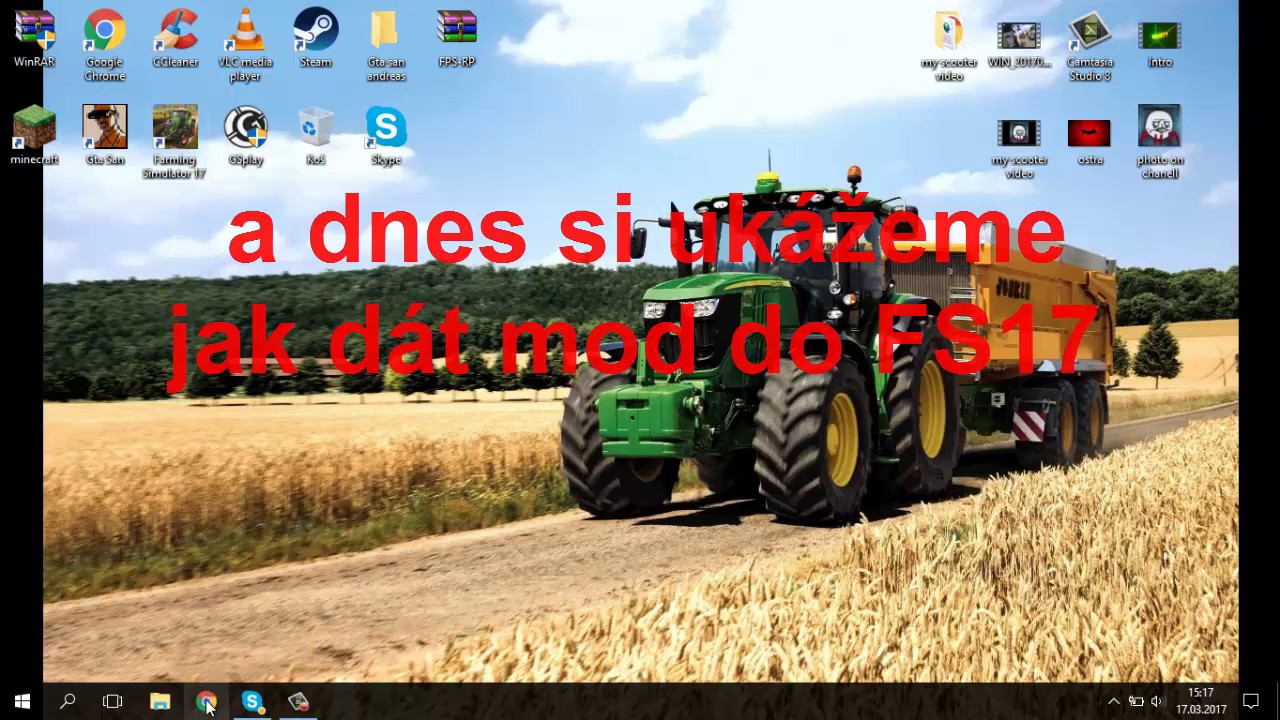 Jak stáhnout mody do FS17 - YouTube