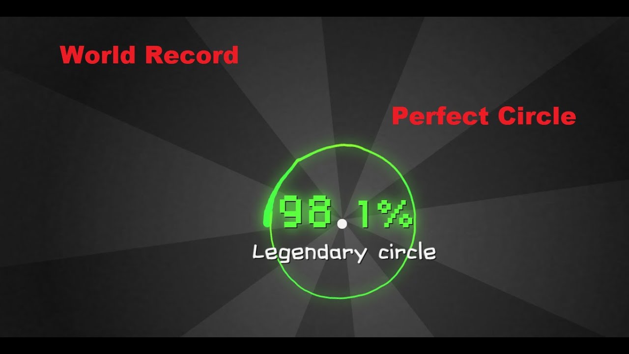 Perfect Circle 98.6%| WR - YouTube