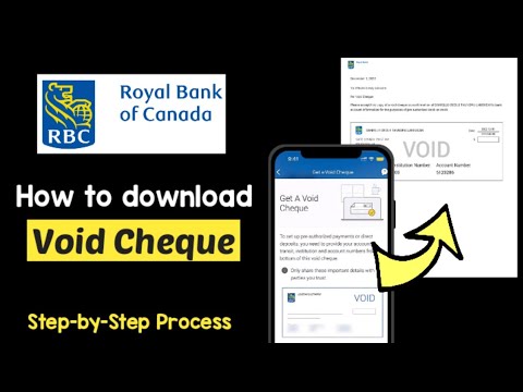 Void Cheque RBC App | Download Direct Deposit Authorization Void Cheque ...