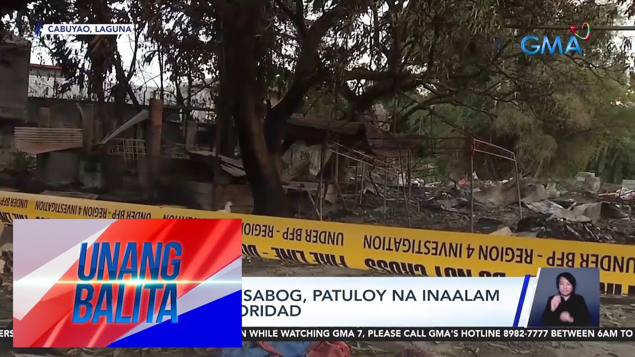 Sanhi ng pagsabog, patuloy na inaalam ng mga awtoridad | UB - YouTube