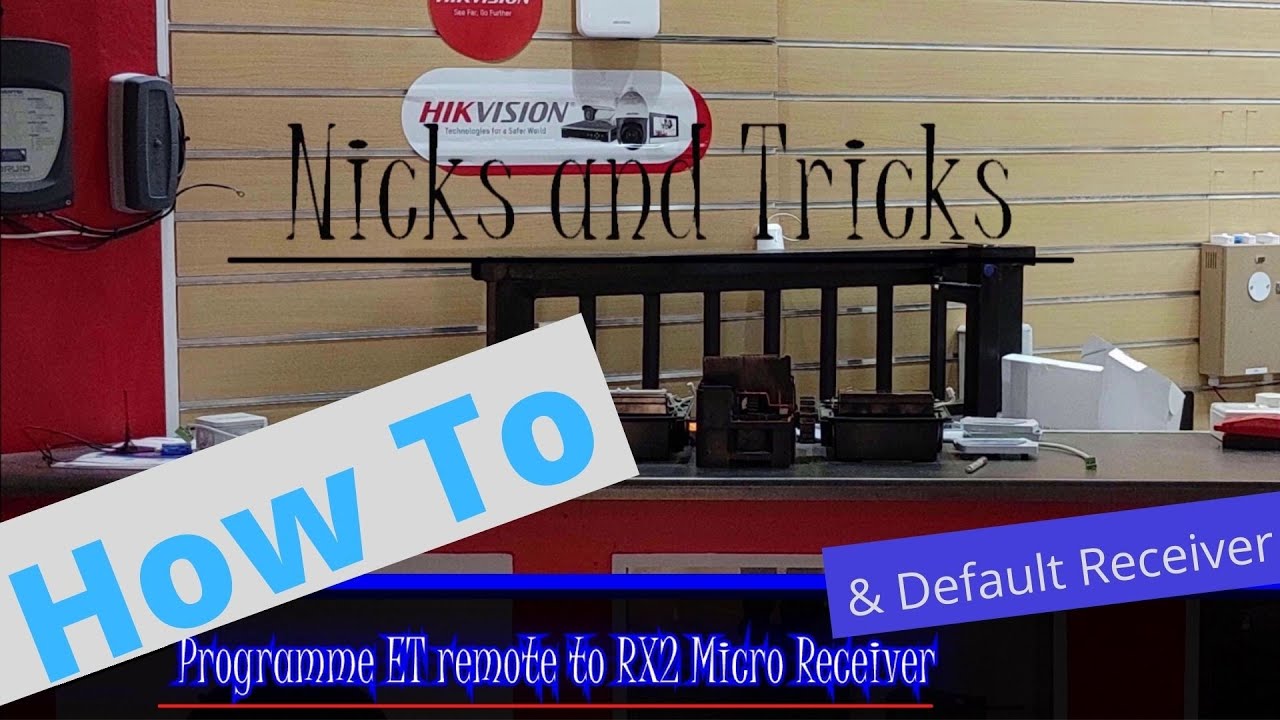 Need help adding an ET remote to ET RX2 micro Receiver - YouTube