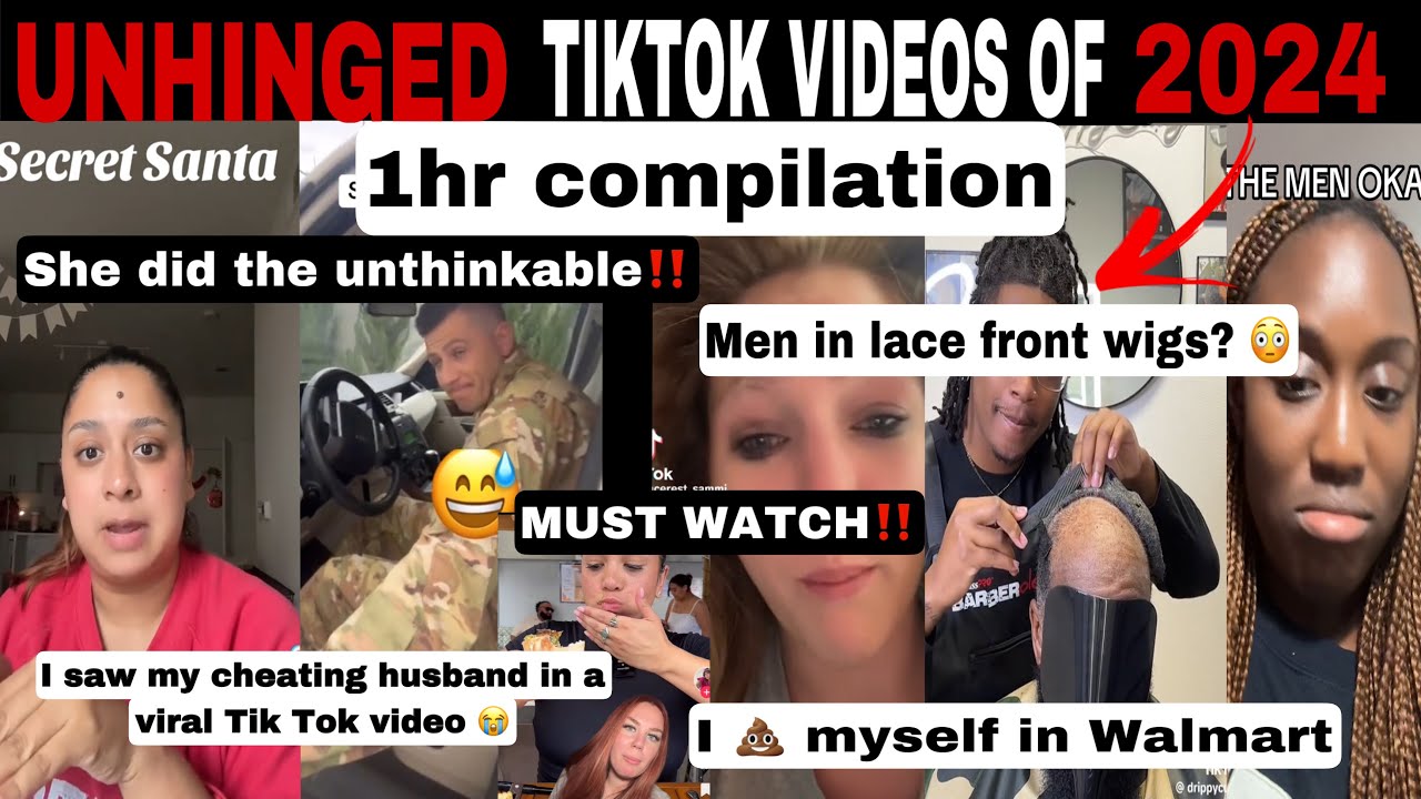 MERCY!😱 CRINGE COMPILATION: UNHINGED TIK TOK VIDEOS 1 HOUR COMPILATION ...