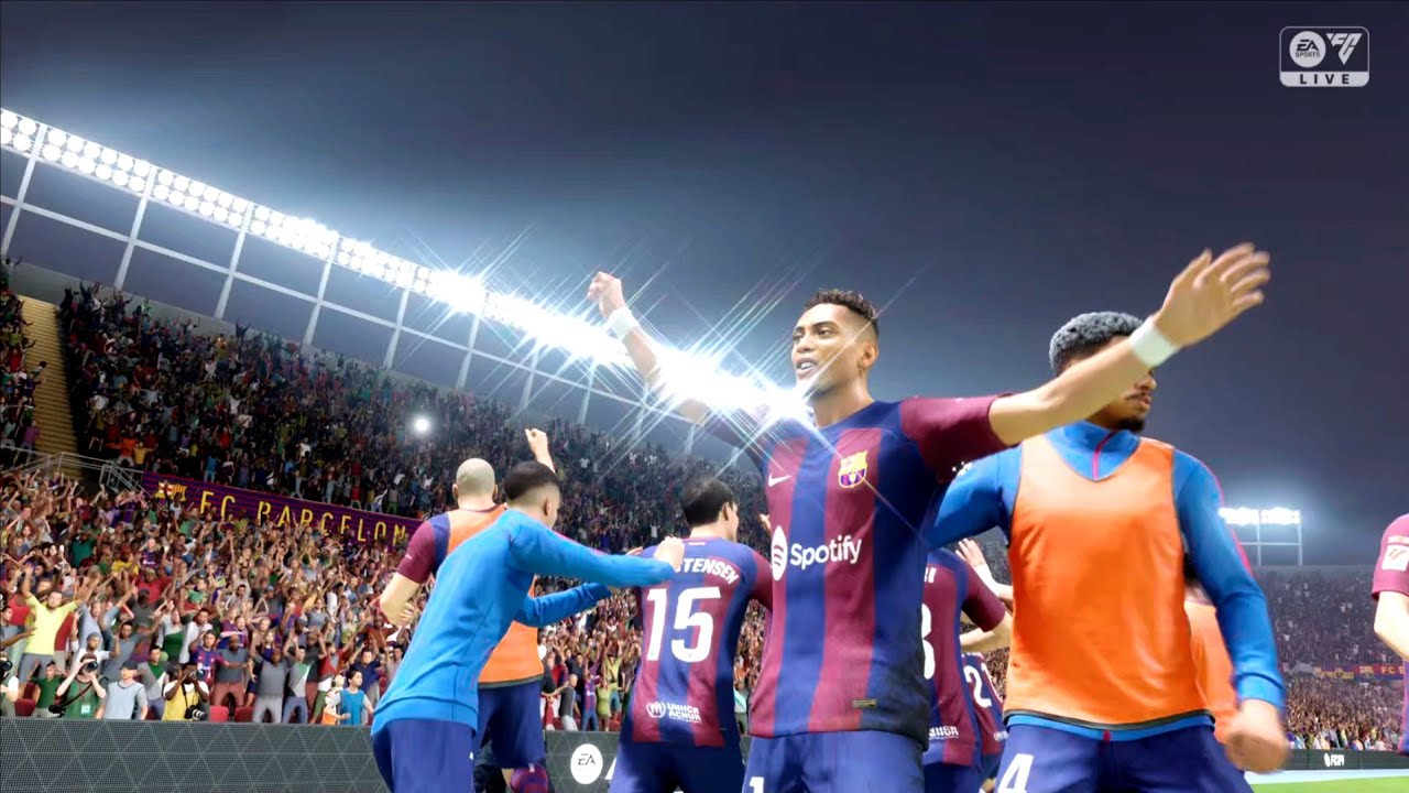 EAFC24 PS5 - Barcelona last minute winner - YouTube