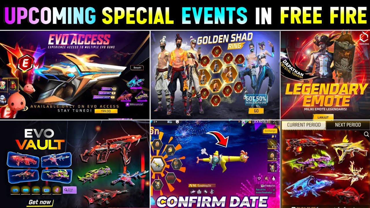 ALL EVO GUN SKIN FREE 🤯🥳 | NEXT EVO VAULT EVENT FREE FIRE | EVO ACCESS ...