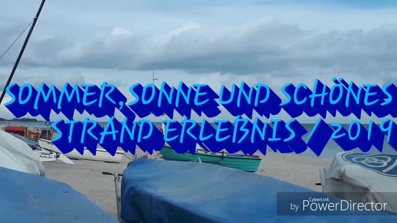 OSTSEEBAD STRAND DAHME/ 2019 - YouTube