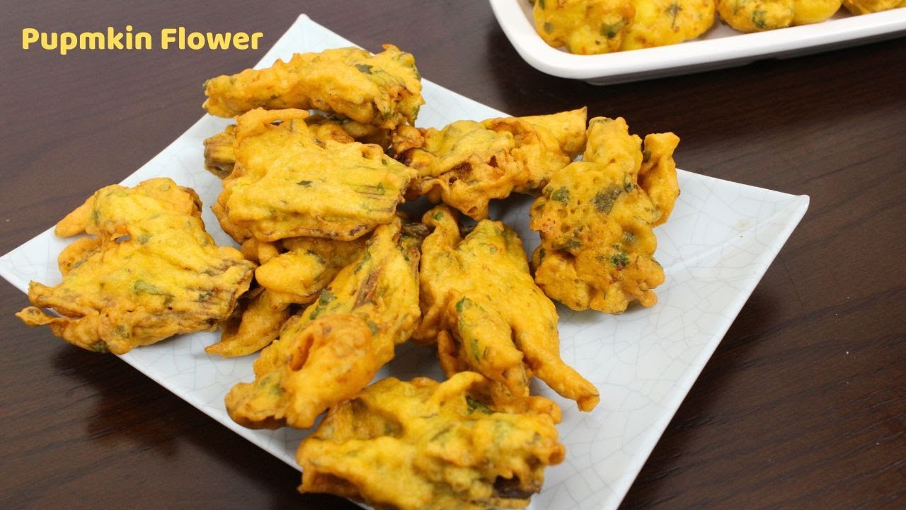 কুমড়ো ফুলের পাকোড়া | ফুলকপির পাকোড়া | Pumpkin flower & Cauliflower ...