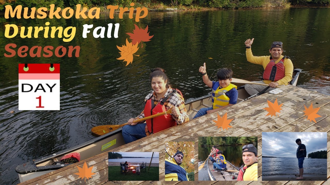 Muskoka Road Trip During Fall Season🍁| Fall Colors In Muskoka ...